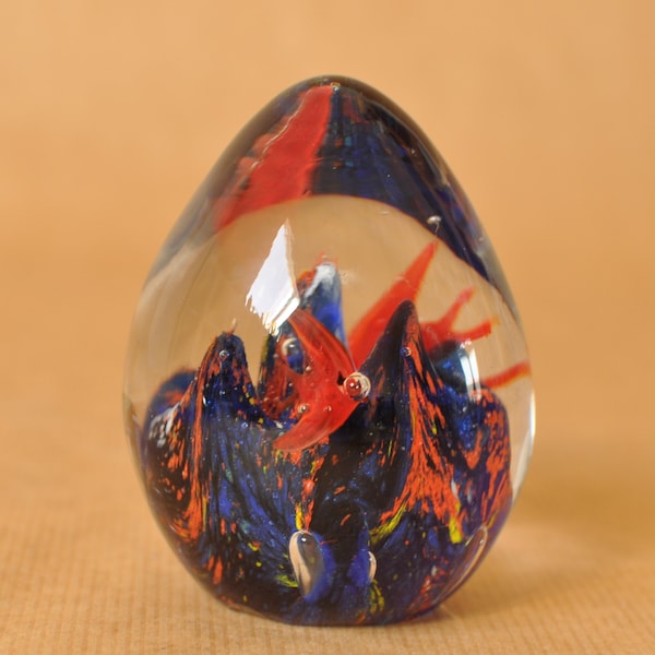 Murano Glass Fish Aquarium Paperweight - Etsy