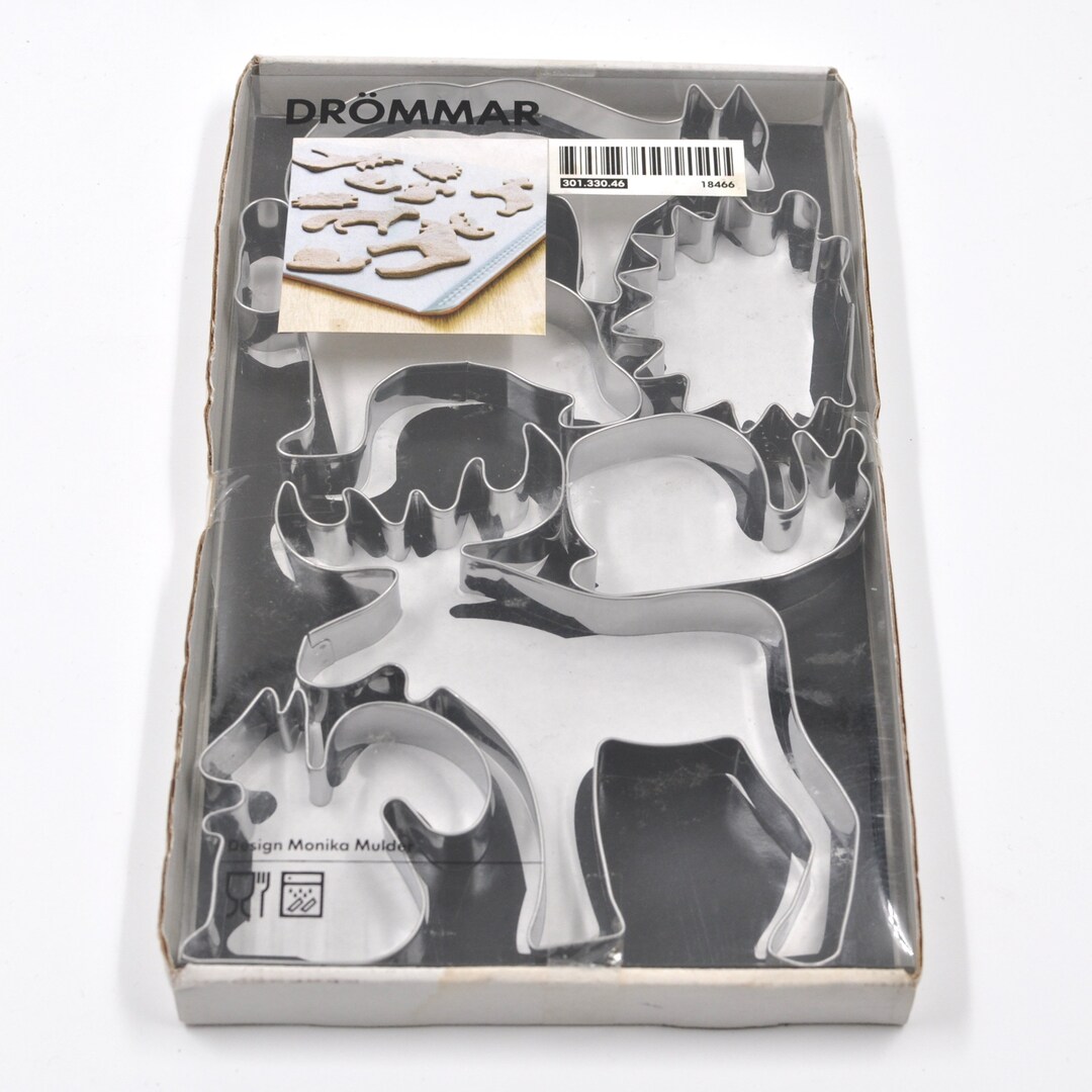 Ikea Drömmar Animal Cookie Cutters Fox Squirrel Hedgehog - Etsy