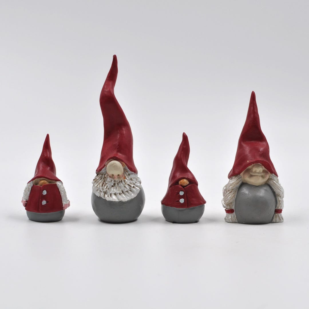 Ruth Vetter Christmas Gnome High Hat Family Sweden Tomte Wooden ...