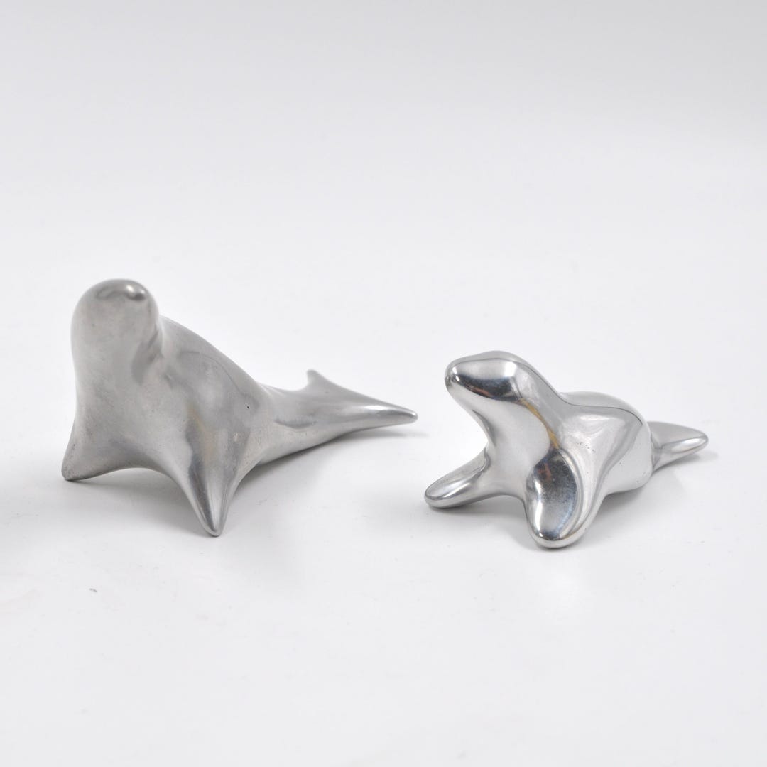 Hoselton Aluminum Seal Figurine - Set of 2 - Gord & Carl Hoselton ...