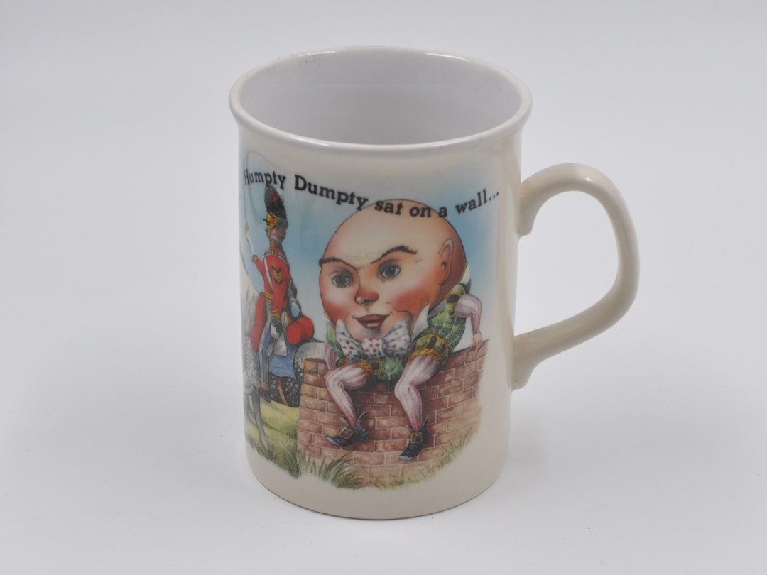 Humpty Dumpty / Little Boy Blue Mug - Nursery Rhymes - Made in England ...