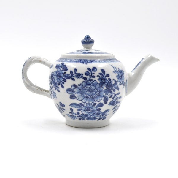 Chinese Blue White Teapot - Etsy