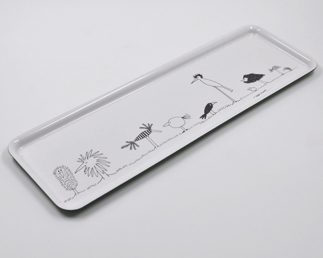Ikea Onskedrom Kooky Bird Tray - Olle Eksell - Rectangular Melamine ...