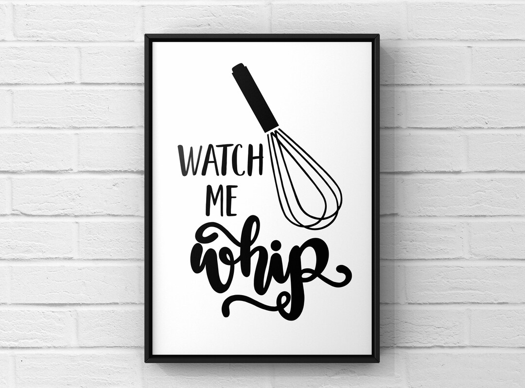 Watch Me Peitsche. Lustiger schwarz weißer Spruch Druck. - Etsy.de