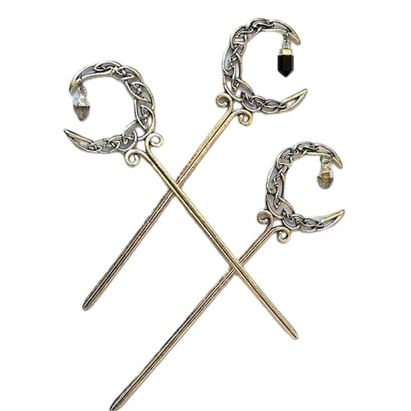 Moon Hair Stick - Etsy