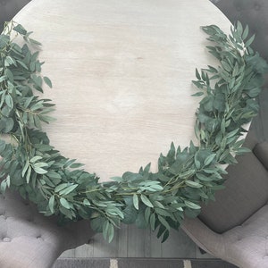 Wedding Faux Artificial Foliage Greenery Garland Table Runner Tuscany ...
