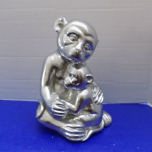 NEW Monkey & Baby Ape Statue Figurine Home Decor Chimp - Etsy