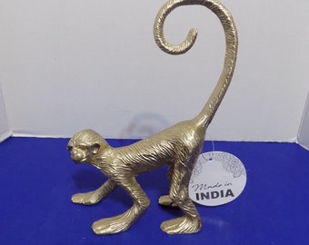 Gold Monkey Statue | Etsy