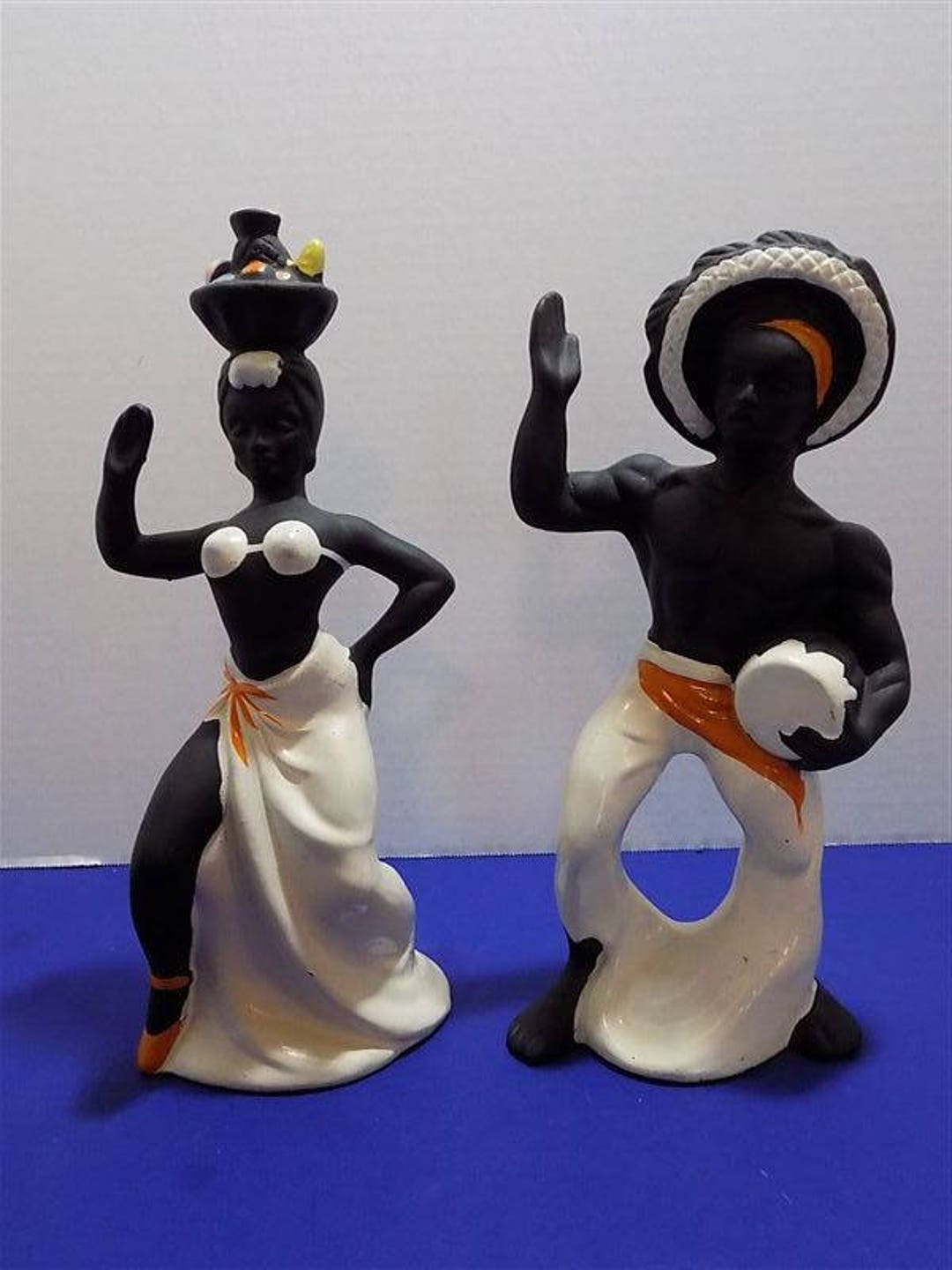 Vintage Calypso Caribbean Latin Dancer Drumer Figurine - Etsy