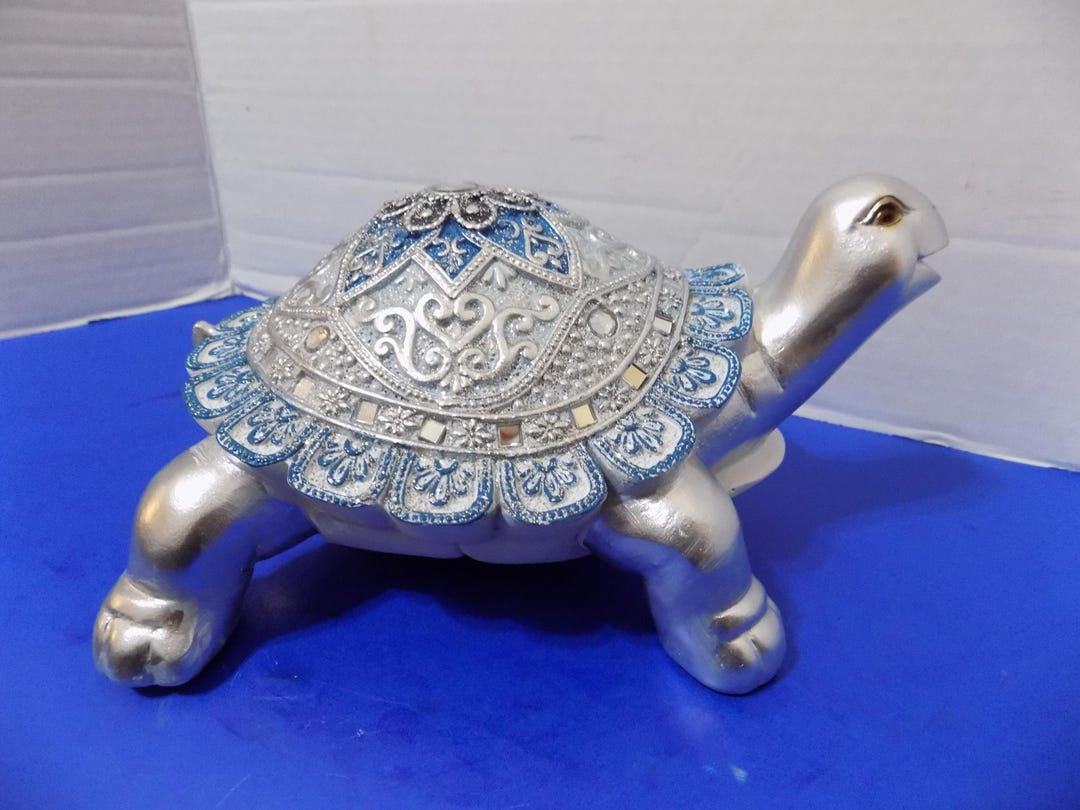 NEW Fancy Turtle Tortoise Figurine Statue Home Decor - Etsy