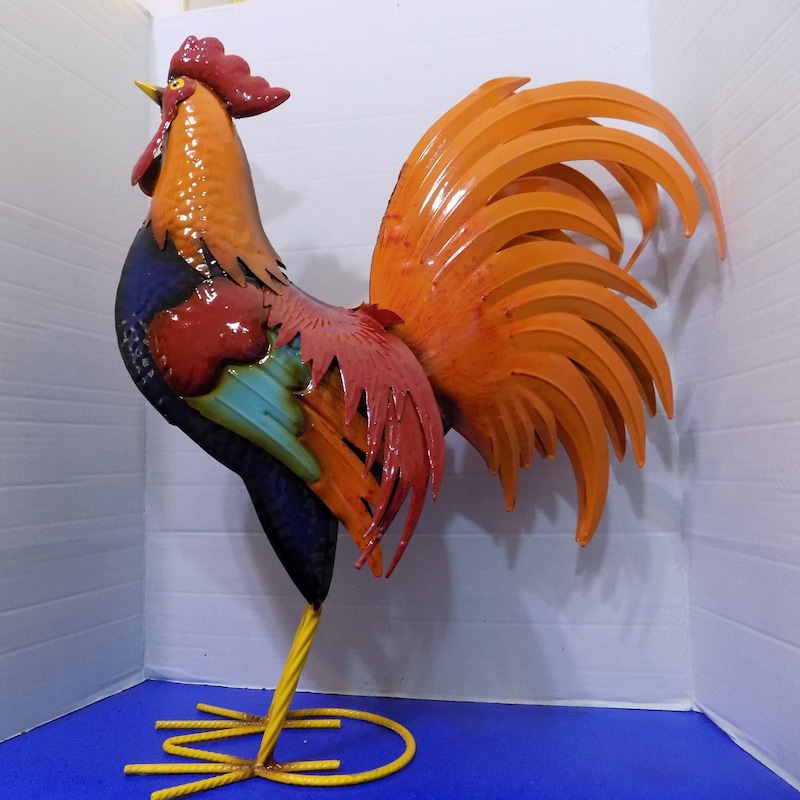 Rooster Statue - Etsy