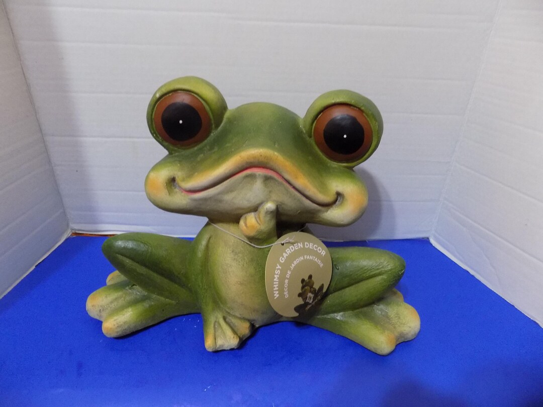 NEW Large Ceramic Frog Figurines Statue Sculpture Home Decor - Etsy