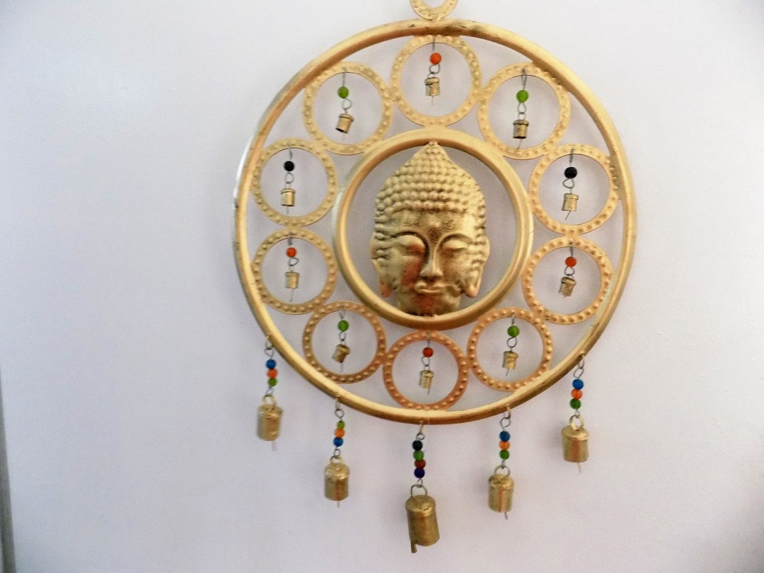 NEW Buddha Wind Chimes Made in India Hindu Zen - Etsy