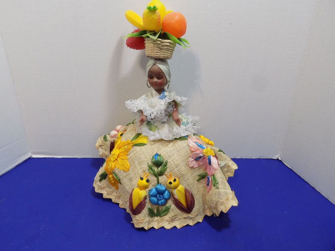 Bahama Mama Doll Carmen Miranda Style Black Americana Doll Bahamas ...
