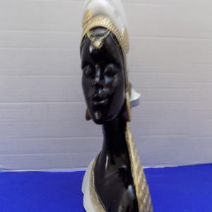 NEW Black African Queen Statue Figurine Bust - Etsy