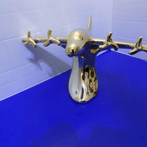 NEW Vintage Style Ceramic Propeller Airplane Statue Figurine Model ...