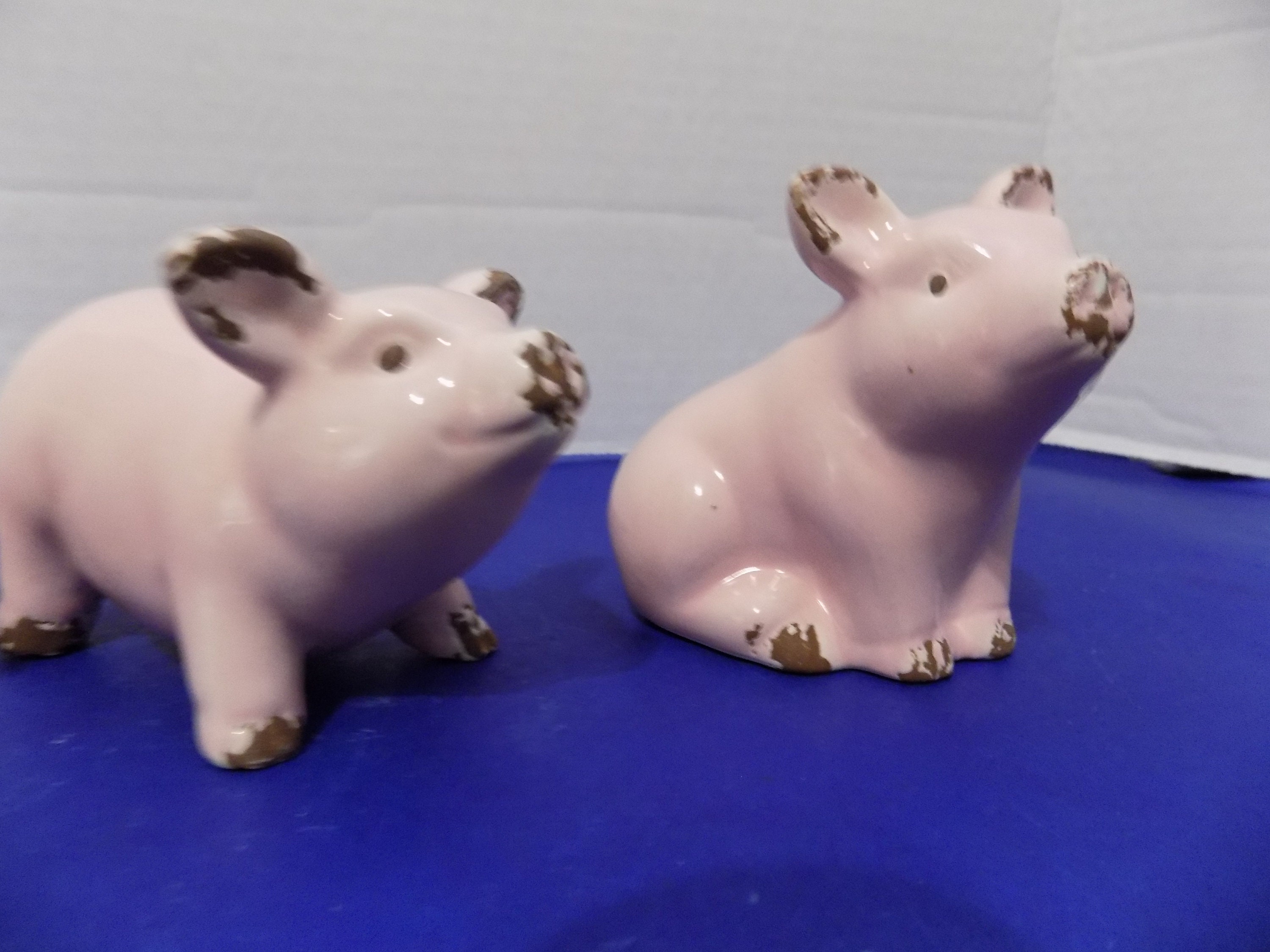 NEW Ceramic Pigs Rustic Home Animal Farm House Decor Set of 3 #2A - Etsy