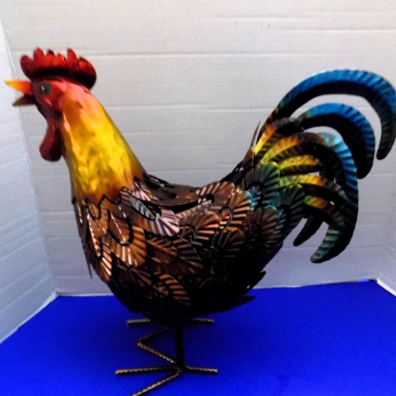 Metal Rooster - Etsy