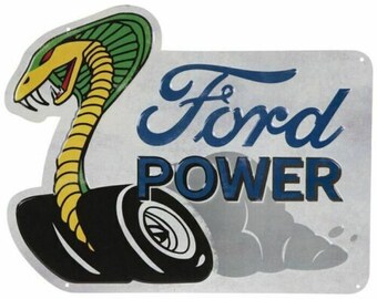 Shelby Cobra Metal Sign - Etsy