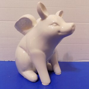 NEW Ceramic Flying Pig Figurine Statue Rustic Country Decor - Etsy