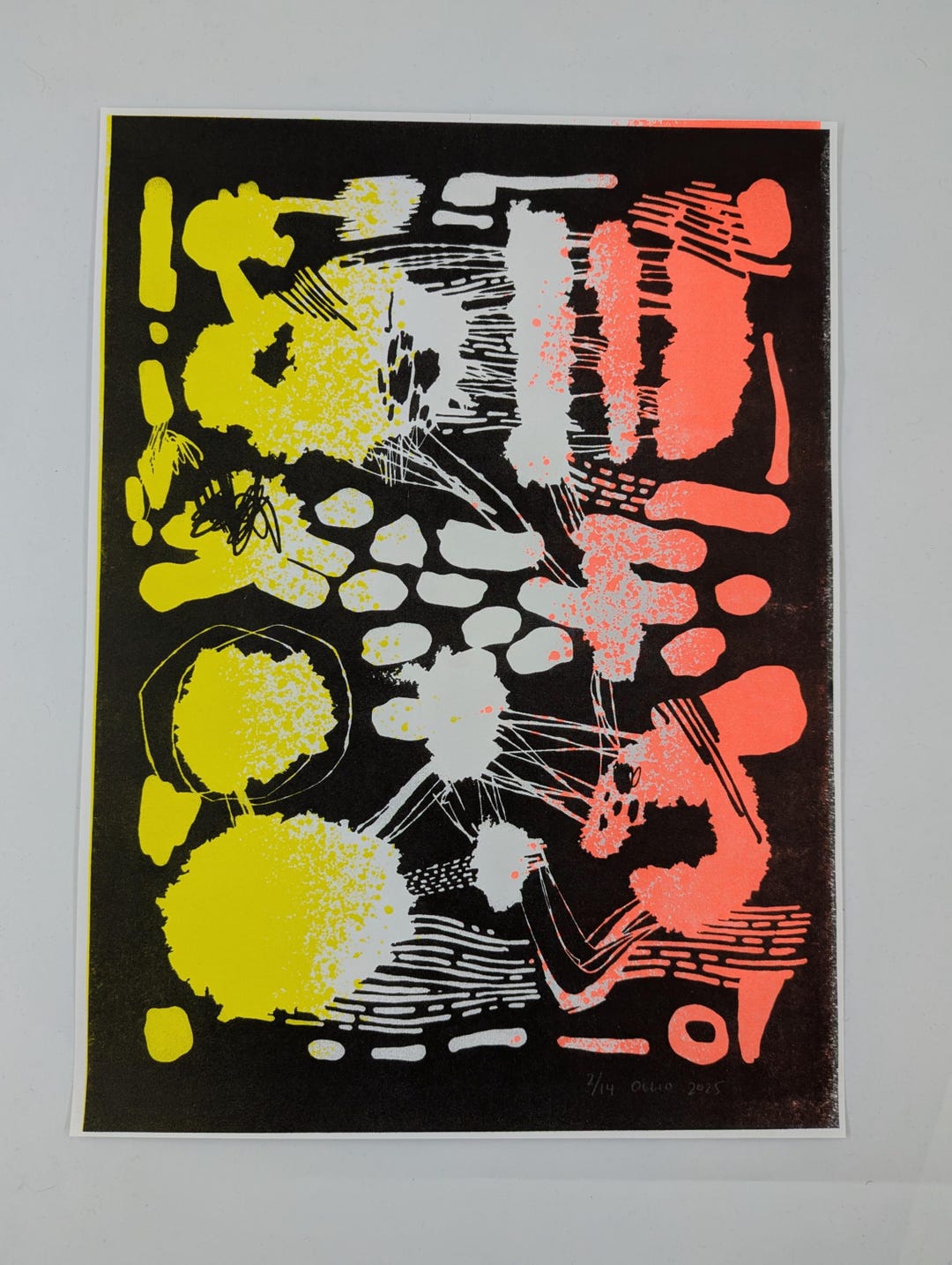 Uknown Language Pt.3 - Riso Print - Risograph Print - Etsy