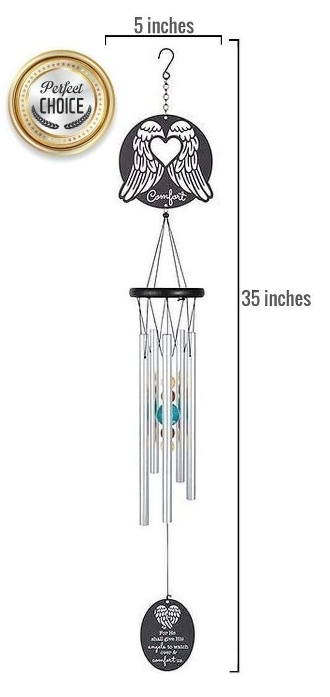 Angel Wind Chime Sympathy Gift Memorial Windchime to Send for - Etsy