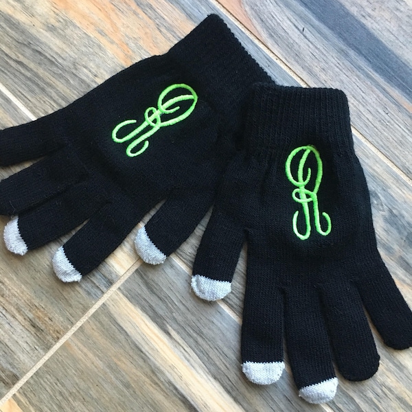 Embroidered Gloves - Etsy