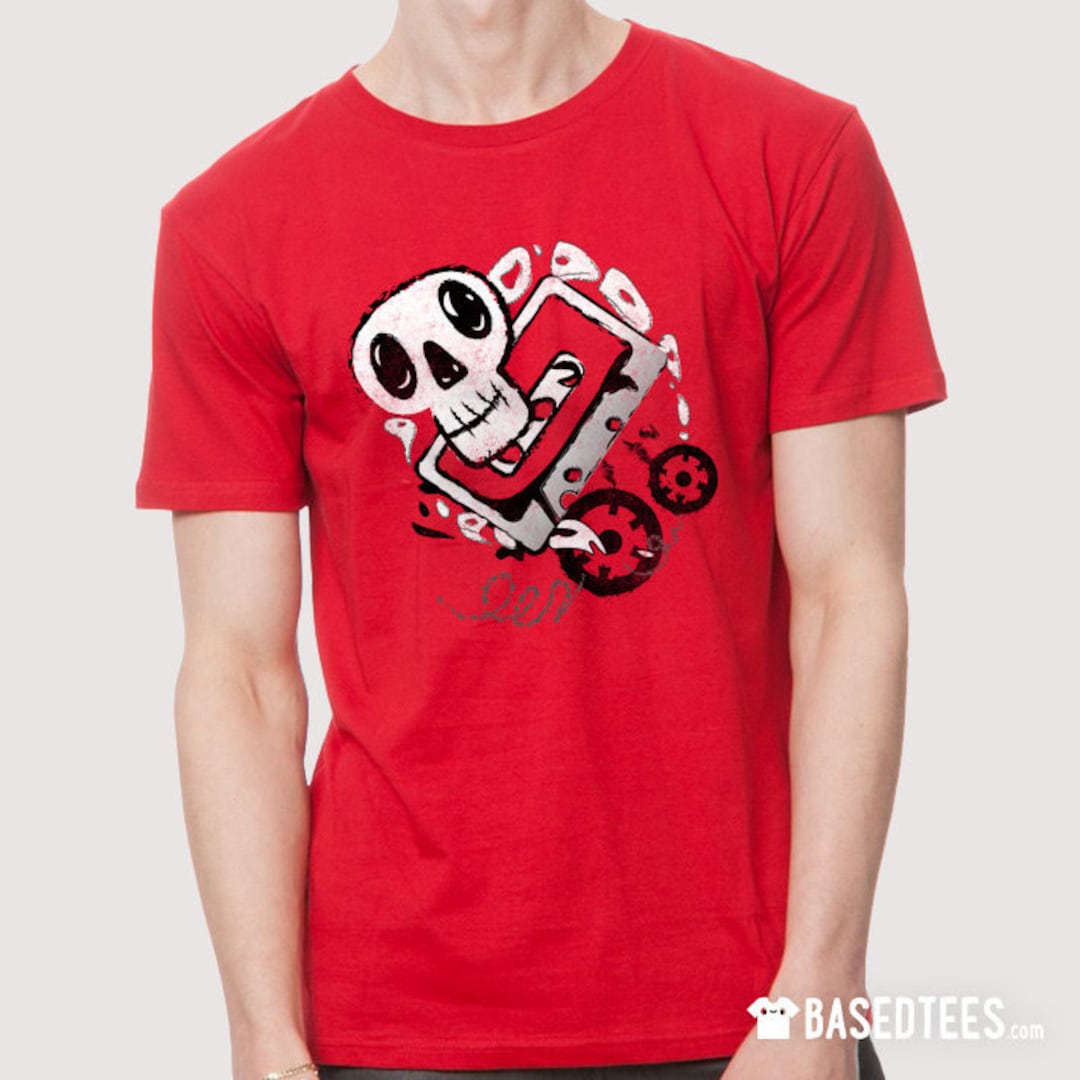 Cassette Tape Gorgon Skull / Available and Adult Sizes - Etsy