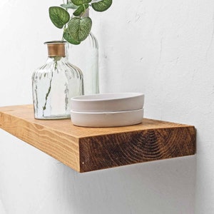 Wooden Contemporary Floating Shelves Handcrafted Using Sustainable ...