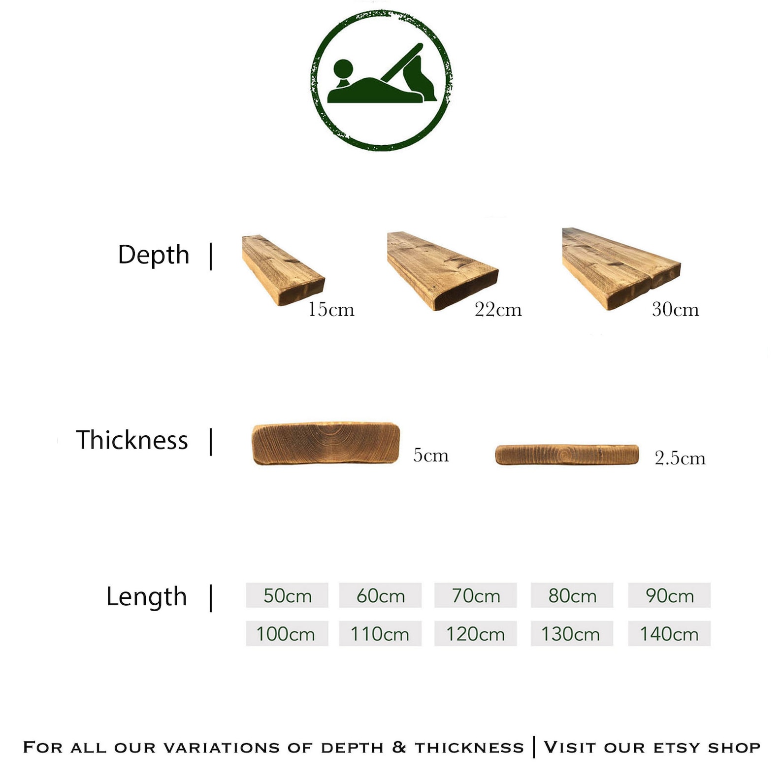 Rustic Shelves Handcrafted Using Solid Wood & Industrial Metal Shelf ...