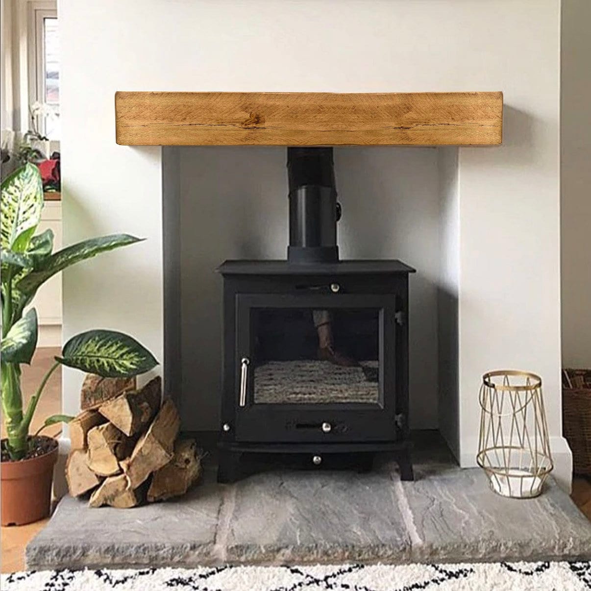 Rustic Floating Mantel Shelf Handcrafted From Solid - Etsy UK