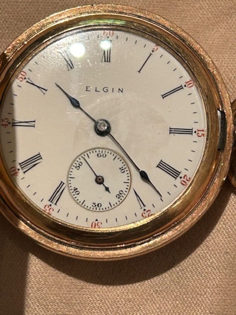 ELGIN Antique Pocket Watch - Etsy