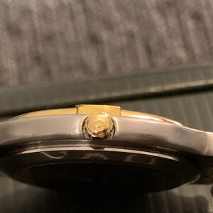 Gucci Dress Watch in Two Tone, Gold and Steel - Etsy