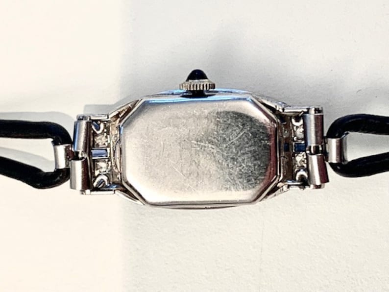 Pontiac Art Deco Platinum Ladies Watch - Etsy