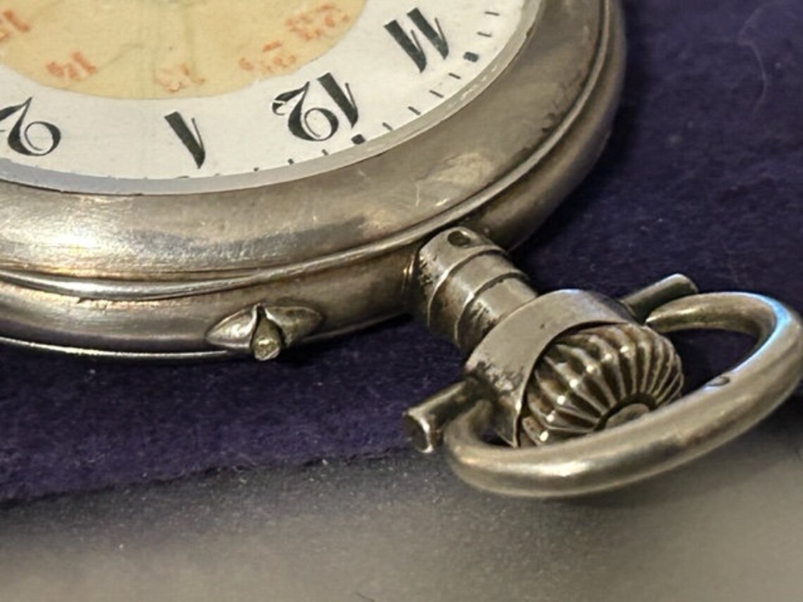 Antique Silver Pocket Watch - Etsy