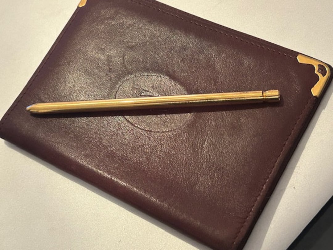 Cartier Writing Pouch and Wallet - Etsy