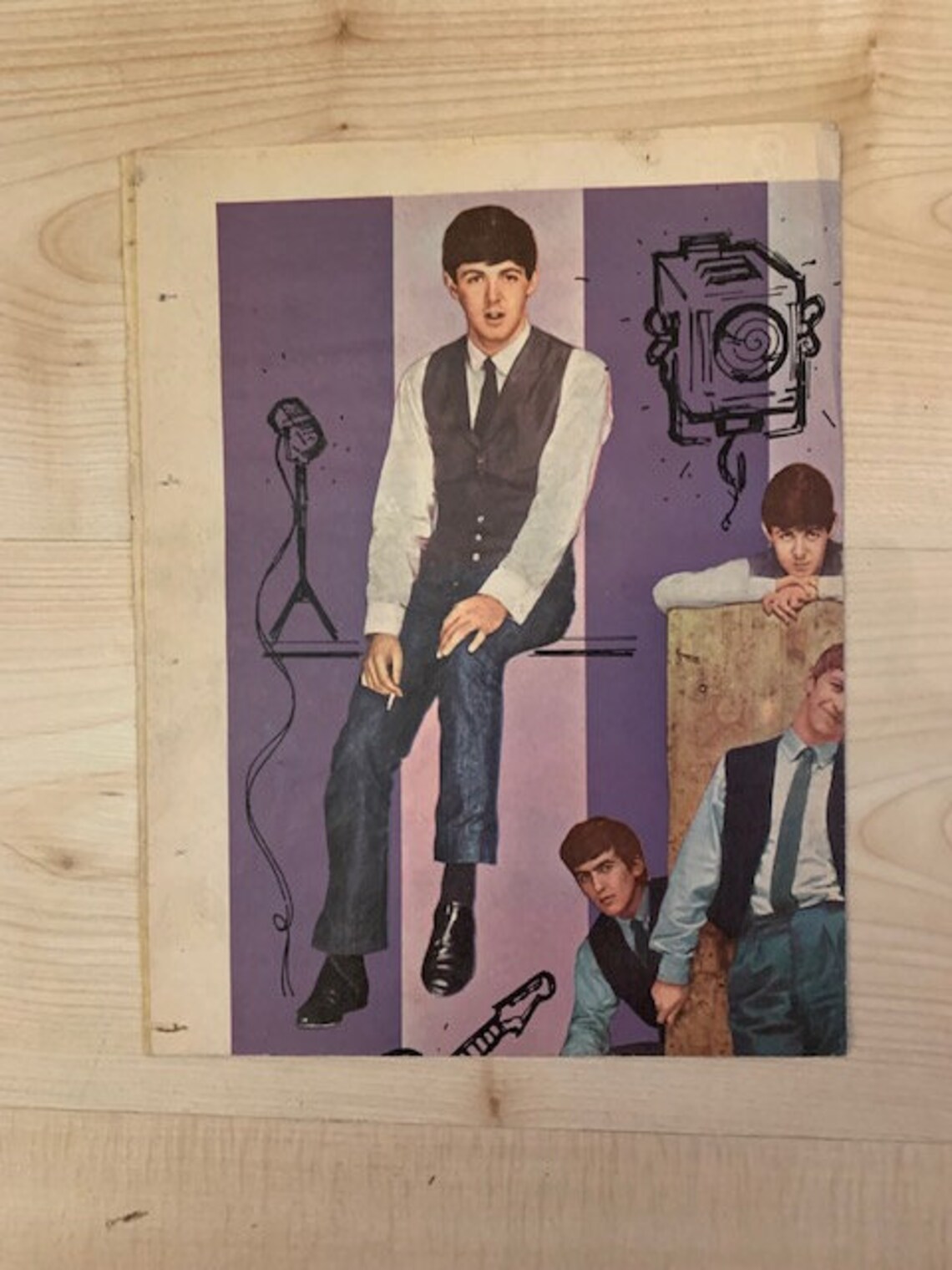 Vintage Beatles Poster From 1963 - Etsy
