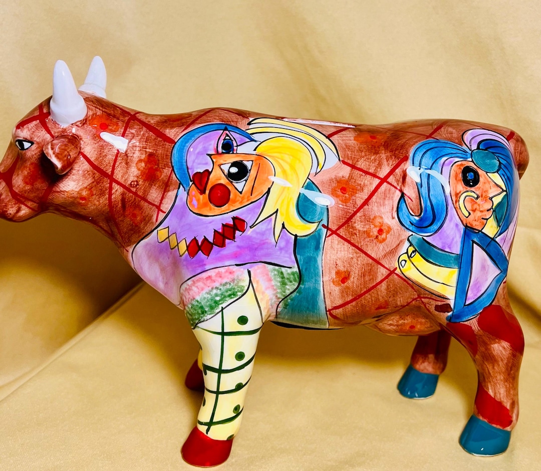 Rare De Graff La Moola- Moola Picasso Ceramic Cow Coin Bank - Etsy