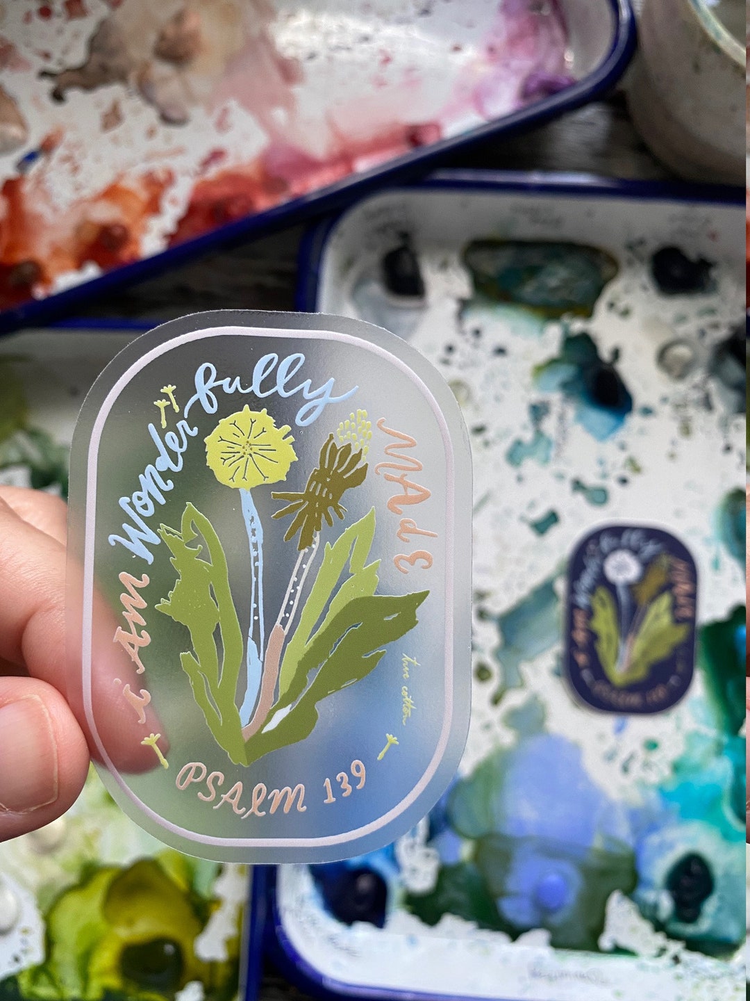 I Am Wonderfully Made Psalm 139 True Cotton Sticker - Etsy