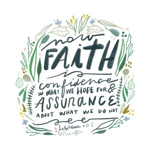Hebrews 11:1 Now Faith is Confidence in What We Hope for Instant ...