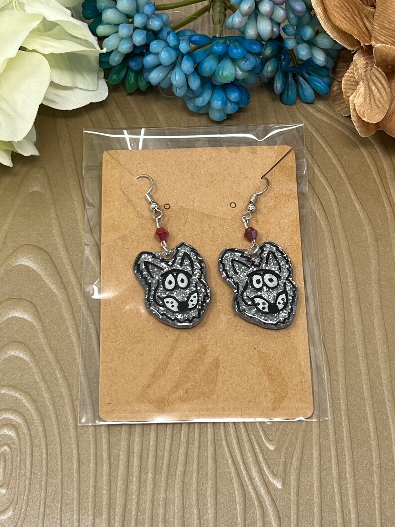 KC Wolf & Chiefs Inspired Earrings, Kansas City, Jewelry and ...