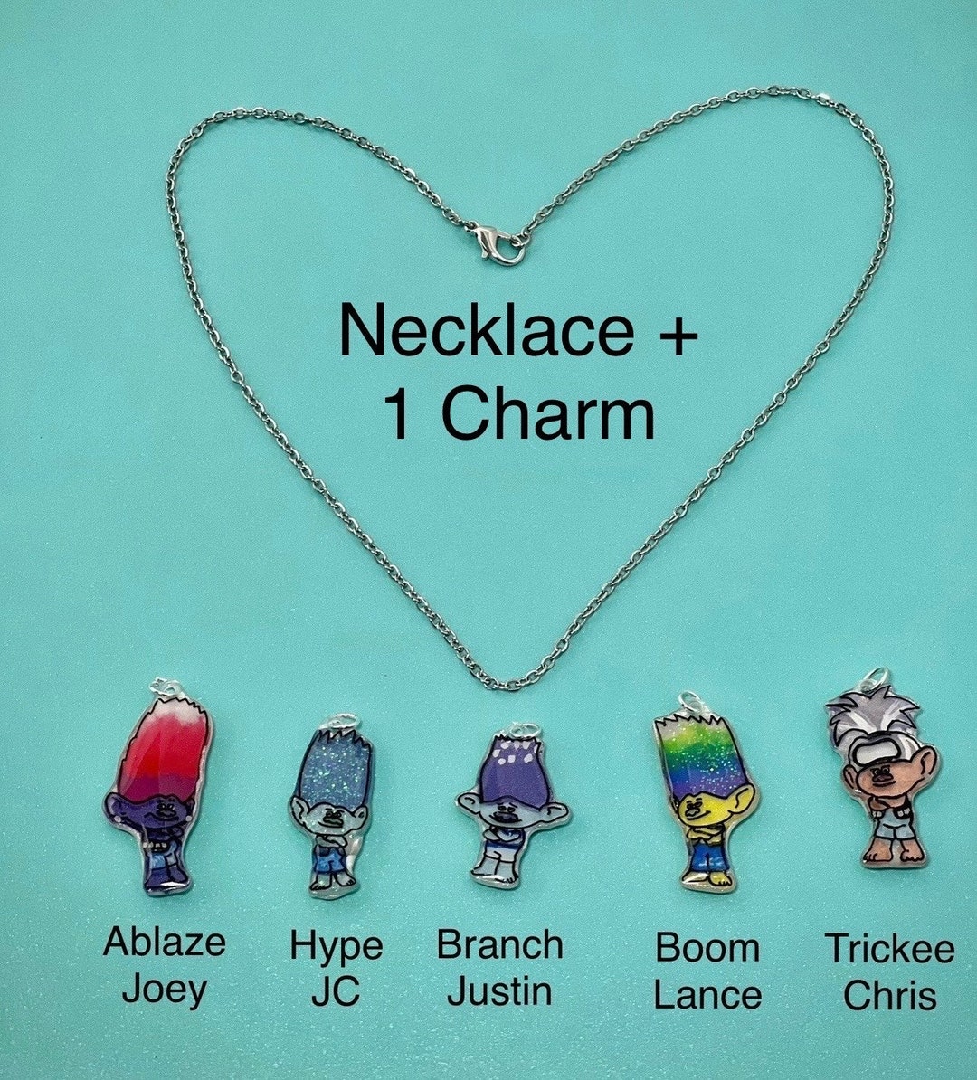 90s Boyband, Insync Inspired, 1 Charm 1 Necklace,handmade - Etsy