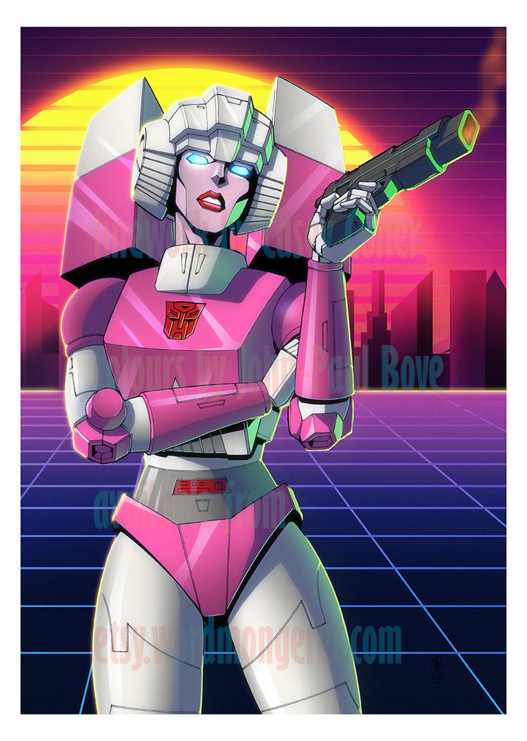 Arcee is an 80's Girl - Etsy