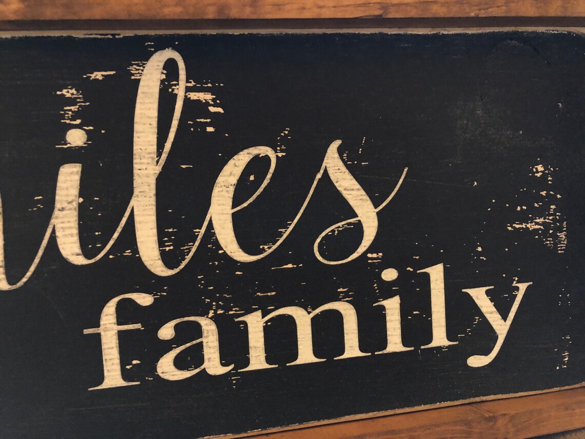 Custom Sign/last Name Sign/wood Sign/customized Wood - Etsy