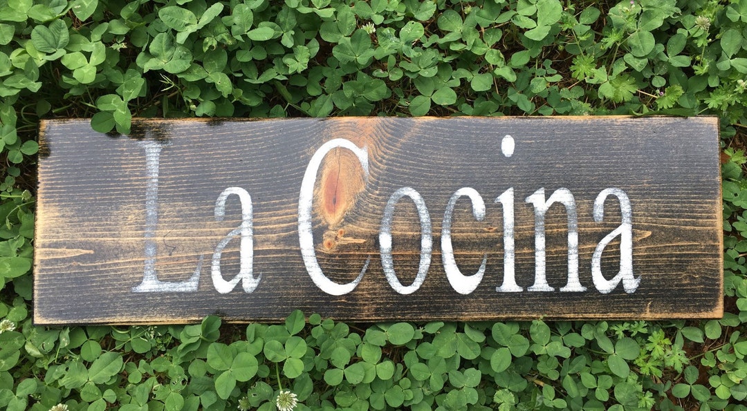 La Cocina Sign/spanish Signs/spanish Style Kitchen/kitchen Signs/modern ...