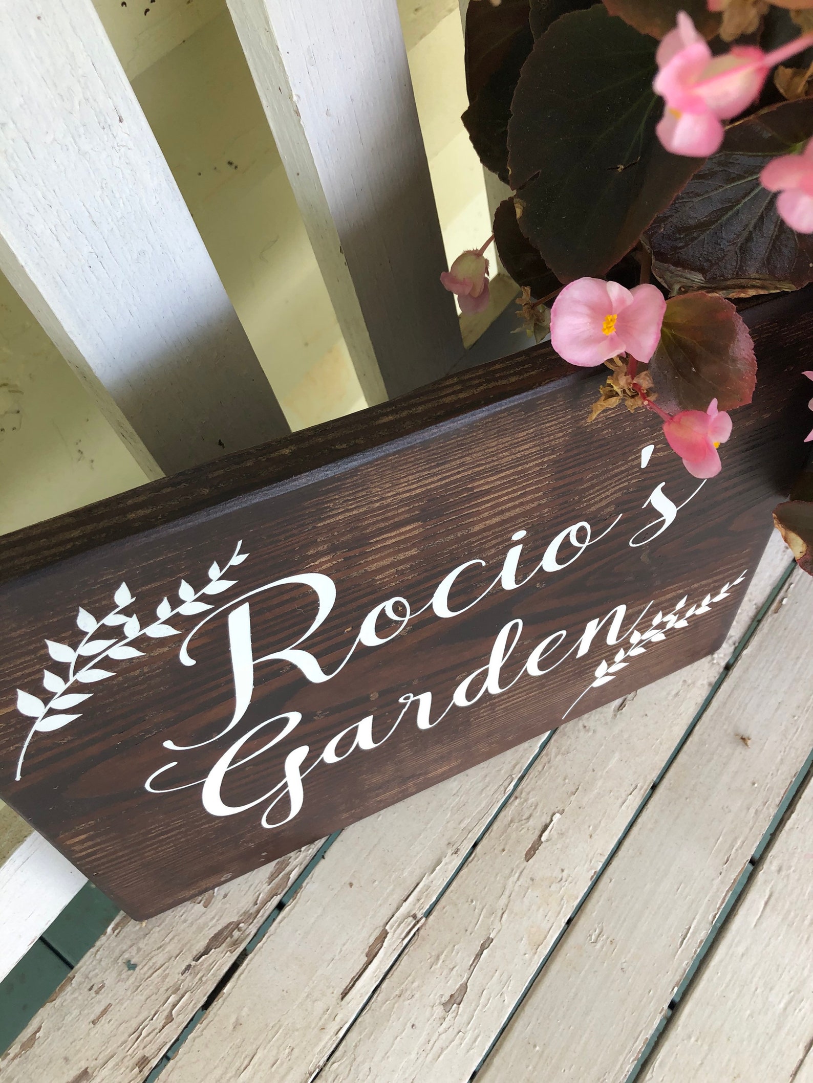 Custom Name Garden Sign/garden Sign/custom Garden Sign/garden - Etsy
