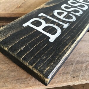 Blessed Sign/farmhouse Sign/blessed/hand Painted Blessed - Etsy