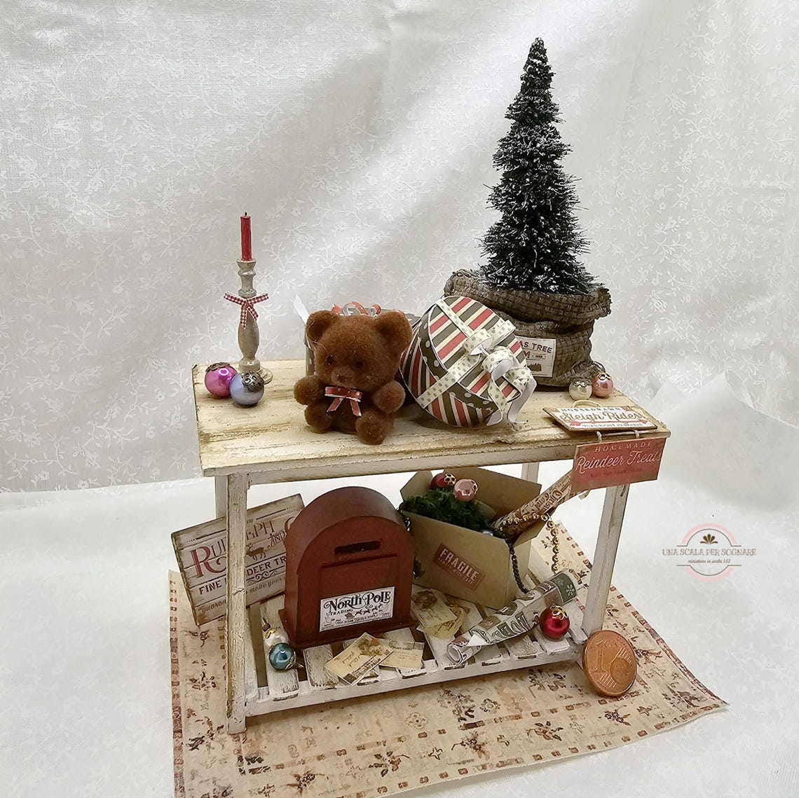 1:12 Scale - Christmas Gift Table - Etsy
