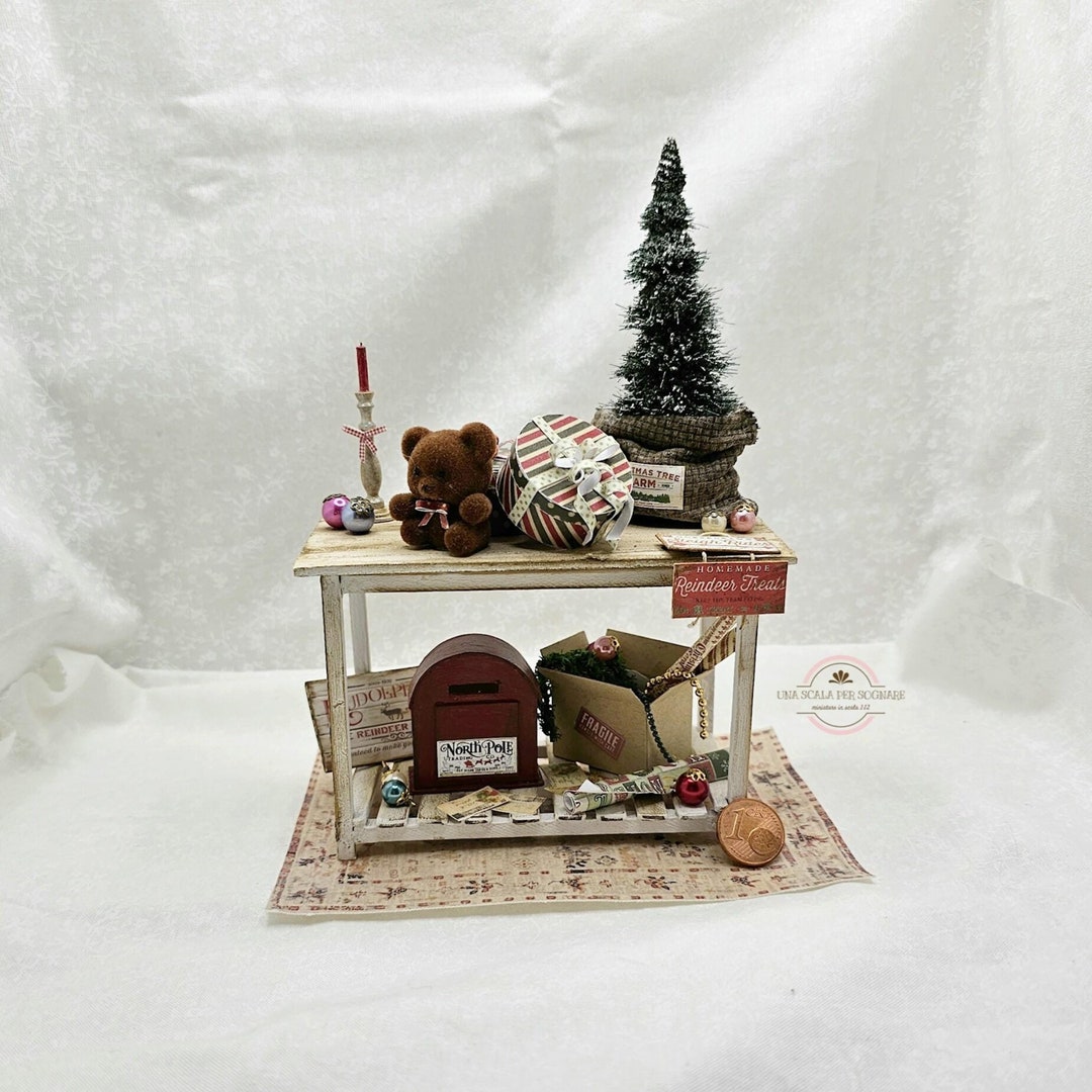 1:12 Scale - Christmas Gift Table - Etsy