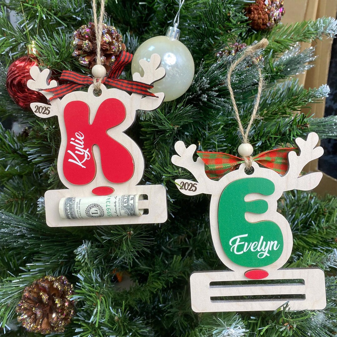 Custom Money Holder Ornament, Money Holder Christmas Tree Decor ...